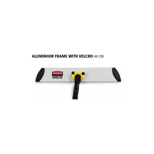 Rubbermaid HYGEN Quick-Connect Aluminium Mop Frame with Velcro 40cm ...