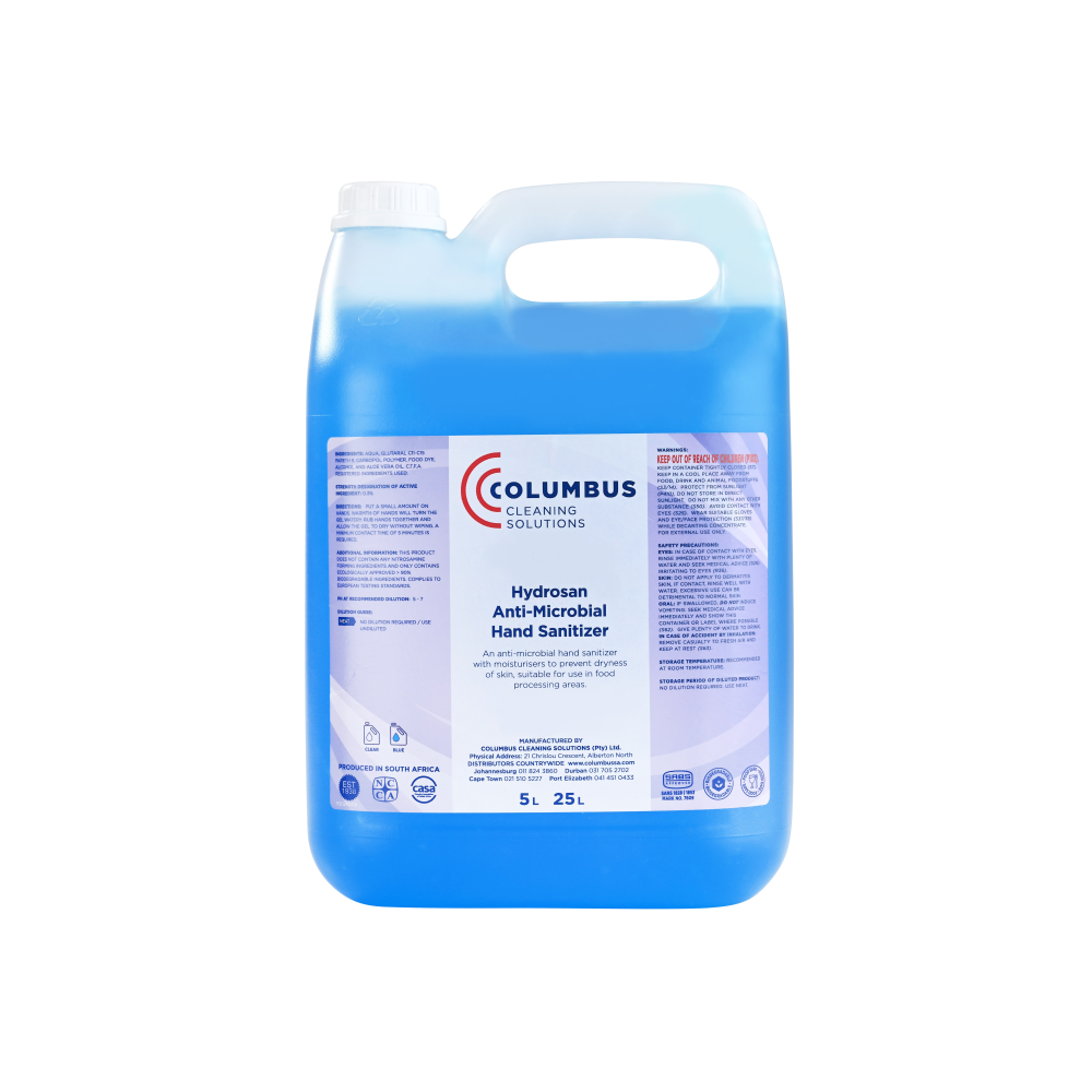 Columbus Hydrosan Anti-Microbial Hand Sanitiser – Clean Source