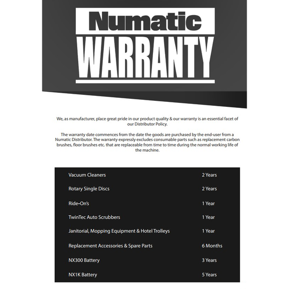 Numatic HFM1515R Standard Speed Scrubber/Polisher (150rpm) with 400mm ...