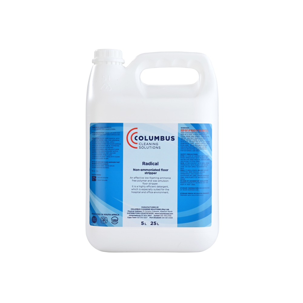 Columbus Hydrosan Radical - Ammonia-Free Polymer and Wax Stripper ...