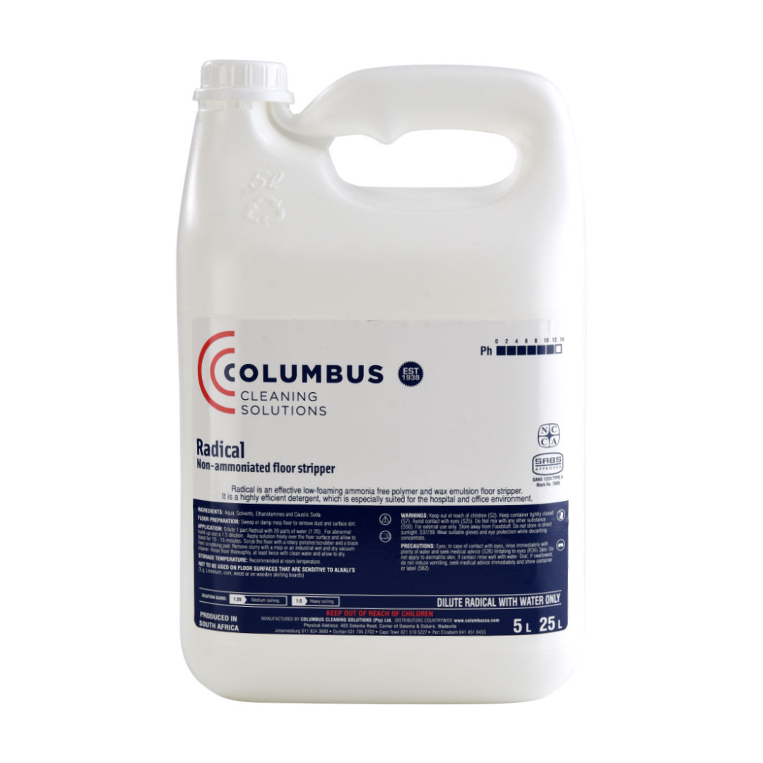 Columbus Hydrosan Radical - Ammonia-Free Polymer and Wax Stripper ...