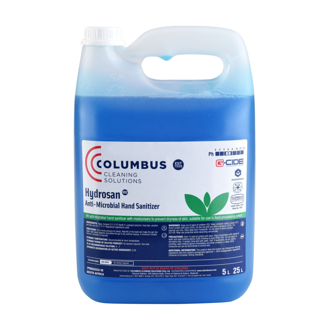 Columbus Hydrosan Anti-Microbial Hand Sanitiser – Clean Source