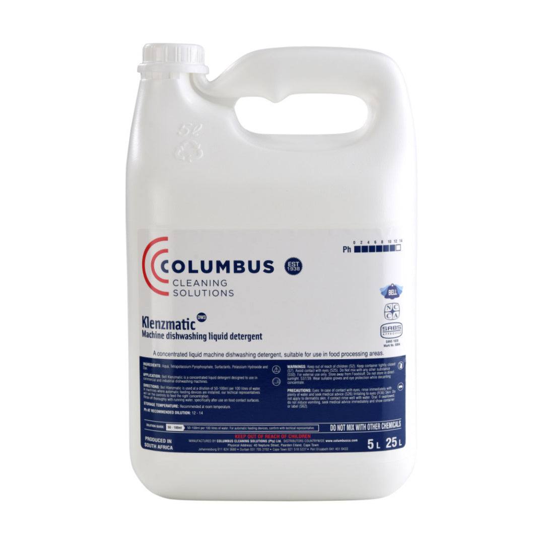 Columbus Hydrosan Klenzmatic - Machine Dishwashing Liquid – Clean Source